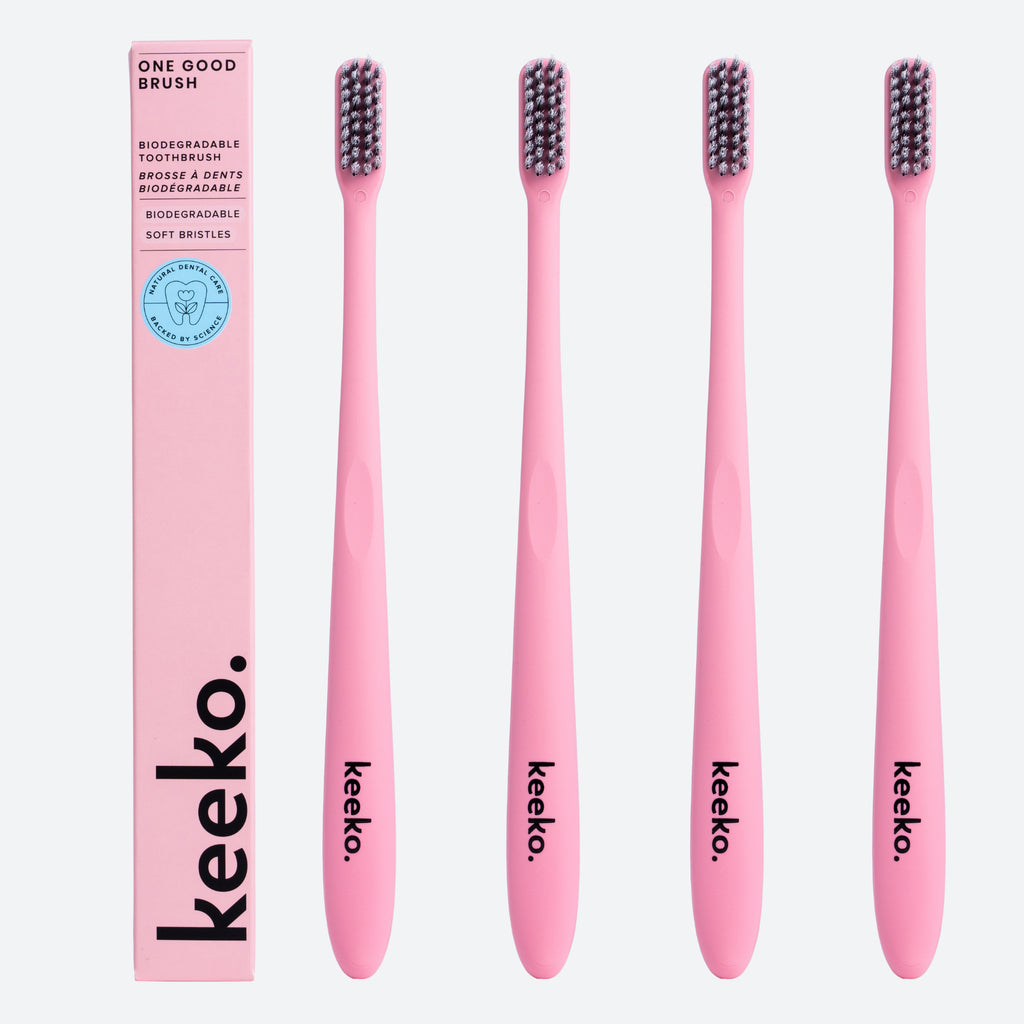 Keeko Oral Care - Biodegradable Toothbrush Set